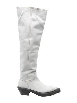 Camper Venga Denim Knee-high Boots - Grey