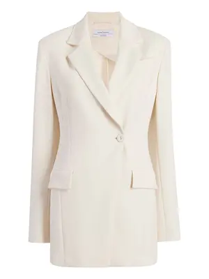 Another Tomorrow Everyday Jersey Blazer - Neutrals