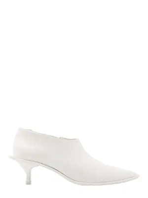 GLORIA COELHO Slip-on Ankle Boots - White