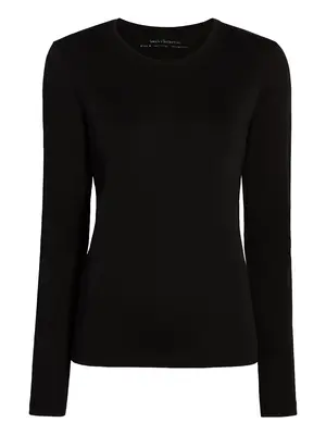 ANOTHER TOMORROW Another Tomorrow Crew-Neck Long-Sleeved T-Shirt