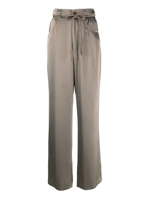 Nanushka Sato Palazzo Pants - Brown