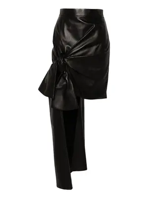 Alexander McQueen Draped Mini Skirt - Black