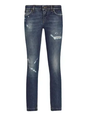 DOLCE & GABBANA Dolce & Gabbana Low-Rise Skinny-Fit Jeans