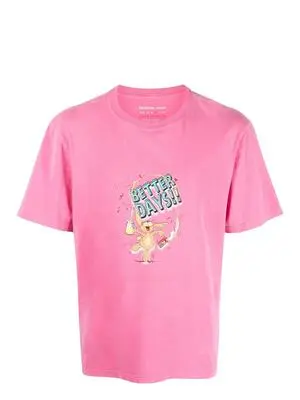 Martine Rose Slogan-print Cotton T-shirt - Pink