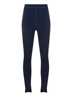 GLORIA COELHO High-waisted Asymmetric Leggings - Blue