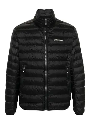 Palm Angels Logo-print Padded Jacket - Black