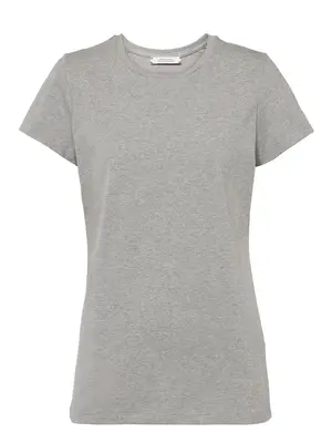 Dorothee Schumacher Cotton-blend Jersey T-shirt - Grey