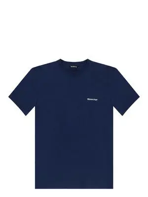 Balenciaga Corporate Logo Tee 'nautical /white - Blue