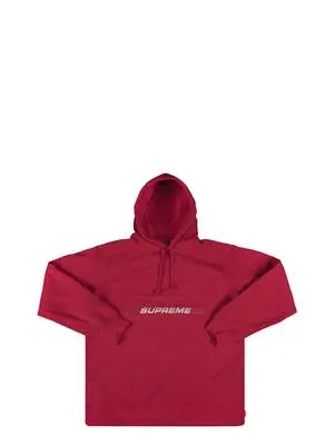 Supreme Zip Pouch Hooded Sweatshirt - Red