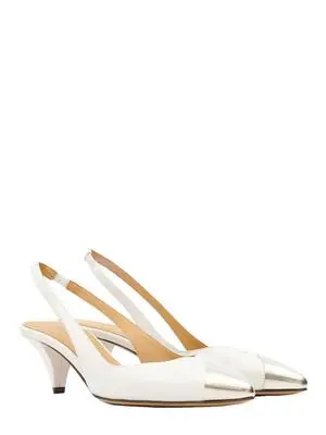 Isabel Marant Elina Slingback Pumps - White