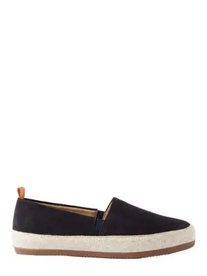 Mulo Suede Espadrilles Blue