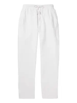 Vilebrequin Pacha Straight-leg Linen Trousers - White