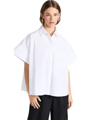 Co Boxy Short-sleeve Shirt - White