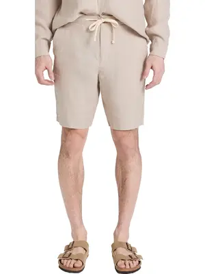 Vince Lightweight Hemp Shorts - Pumice Rock