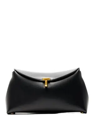 TOTEME T-lock Clutch - Black