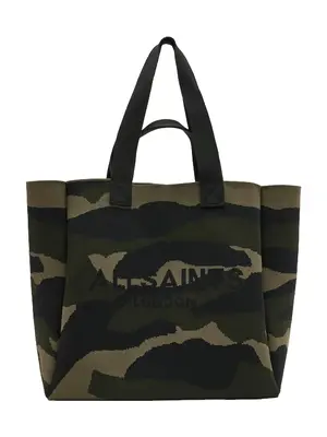 ALLSAINTS AllSaints Izzy Recycled Polyester Tote Camo Green