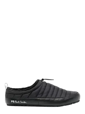 Paul Smith Larsen Quilted Mule Slippers - Black