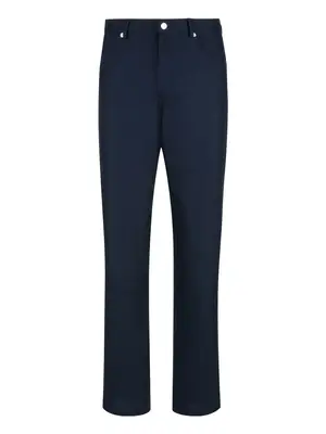 Bally Mid-rise Straight-leg Chinos - Blue