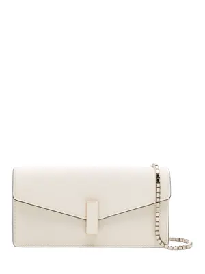 VALEXTRA Iside Leather Clutch - White