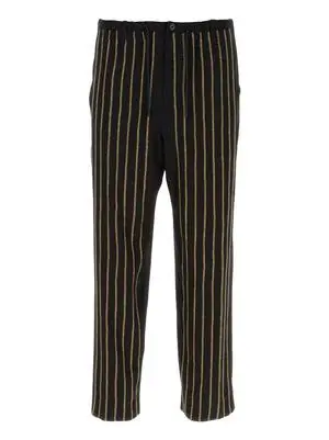 Dries Van Noten Viscose Blend Pants - Black