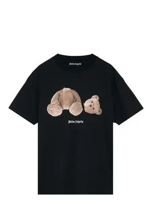 Palm Angels Bear Classic Tee /brown - Black