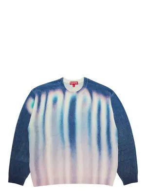 Supreme Supreme Blurred Logo Sweater Blue