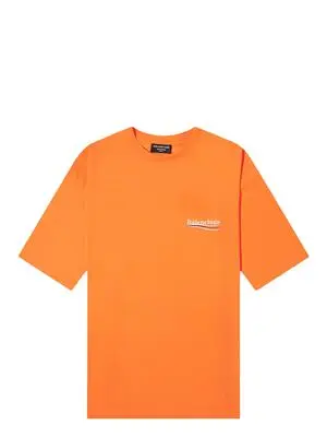 Balenciaga Large Fit T-shirt - Orange