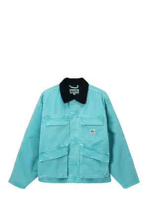 StÜssy Washed Canvas Shop Jacket - Teal