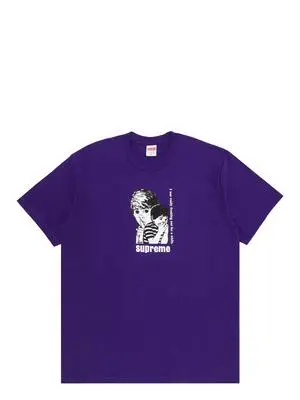 Supreme Freaking Out Tee - Purple