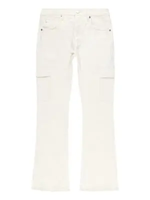 PURPLE BRAND Flare Cargo - White