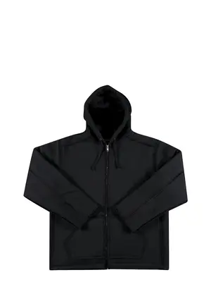 Supreme Faux Shearling Hooded Jacket - Black