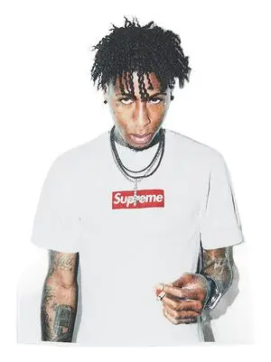 Supreme Nba Youngboy Tee 'heather Grey' Grey