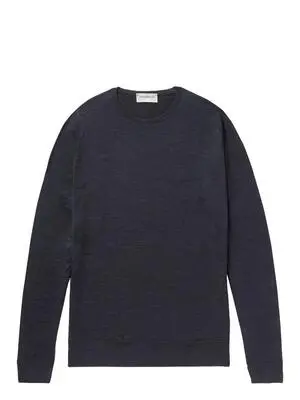 John Smedley Lundy Merino Wool Sweater - Gray