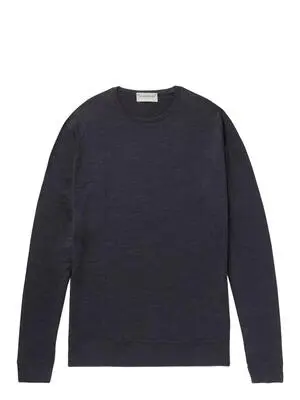 John Smedley Lundy Merino Wool Sweater Gray