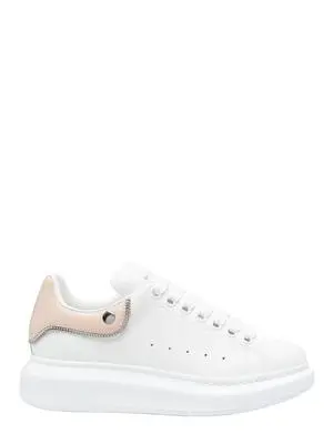 Alexander McQueen Oversized Leather Sneakers - White