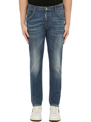 Dsquared2 Regular Fit Jeans - Blue