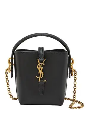 Saint Laurent Saint Laurent Le 37 Micro Bucket Bag Black