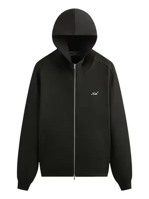 Kith Double Weave Selfridge Zip Up Hoodie - Black