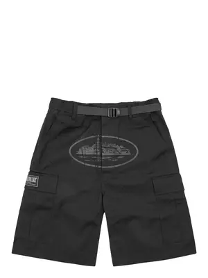 CORTEIZ Alcatraz Cargo Shorts - Black