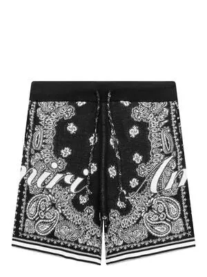 Amiri Bandana Short - Black