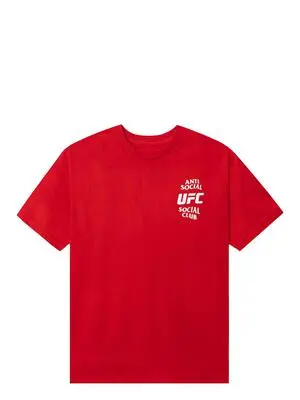 ANTI SOCIAL SOCIAL CLUB X Ufc Self-titled Tee - Red