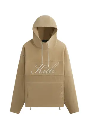 Kith Washed Corduroy Caden Hoodie - Tan
