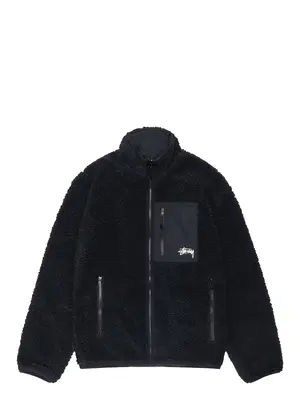 StÜssy Sherpa Reversible Jacket - Black