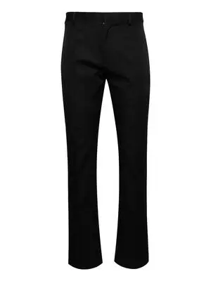 Off-White Emblem Wool Slim Zip Detail Pant - Black