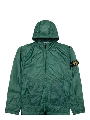 Stone Island Packable Hooded Jacket - Green