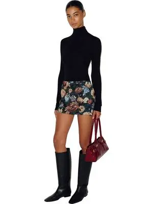 REFORMATION Carla Low Waist Mini Skirt - Multi