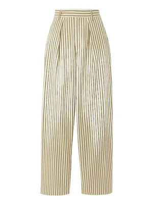 Mara Hoffman Marella Tencel Lyocell Blend Straight-leg Pants - Green