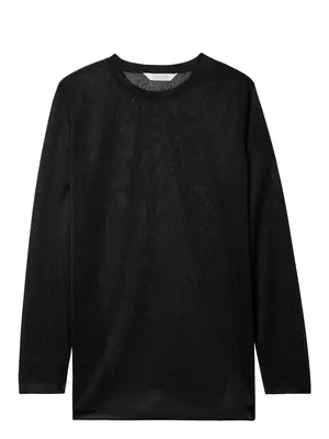 Max Mara Max Mara Leisure Etra Metallic Knitted Top Black