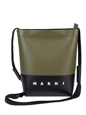 Marni Shoulder Bag - Deep Sage/black