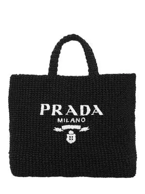 PRADA Raffia Shopper